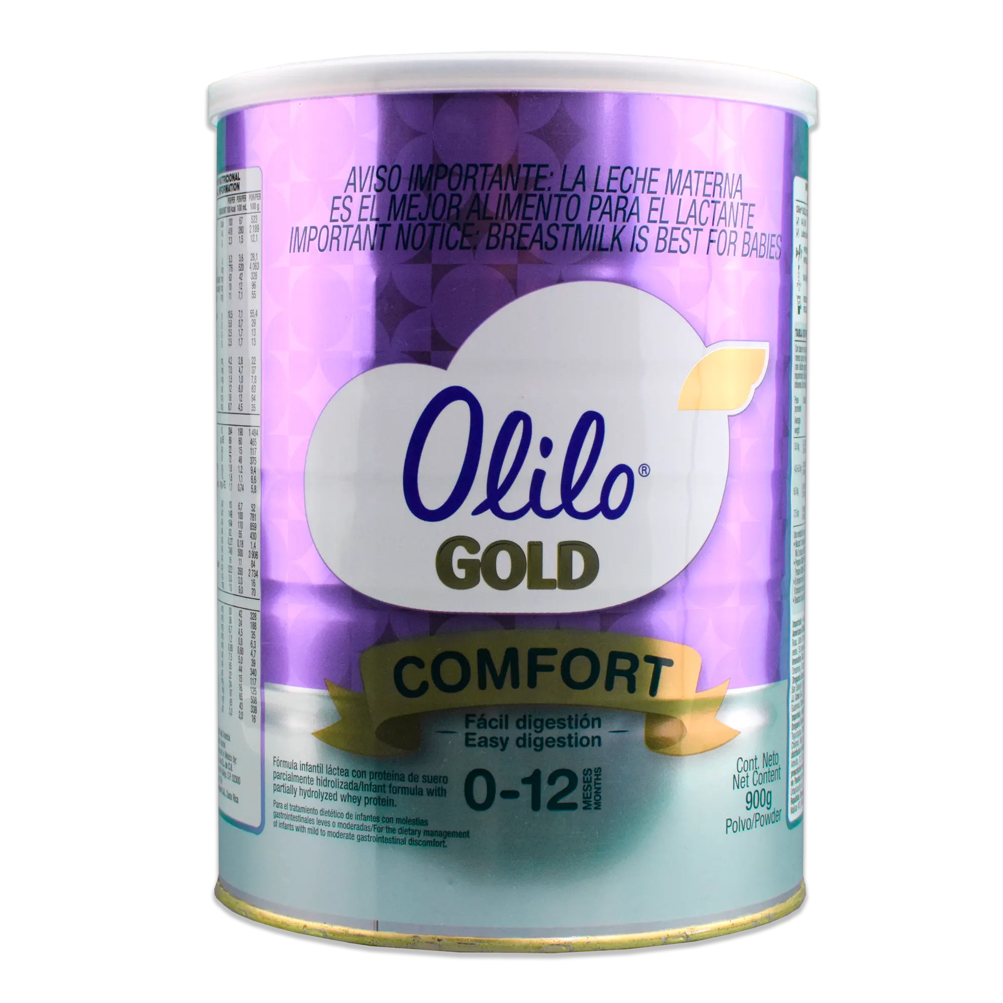 OLILO GOLD COMFORT 900G POLVO LATA Leche en Polvo para Bebés ...