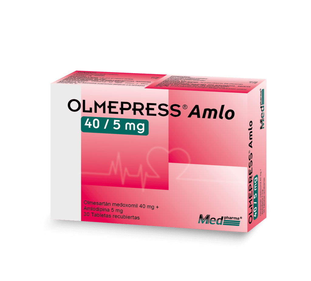 OLMEPRESS AMLO 40MG/5MG 30 TABLETA - Distribuidor de Med Pharma