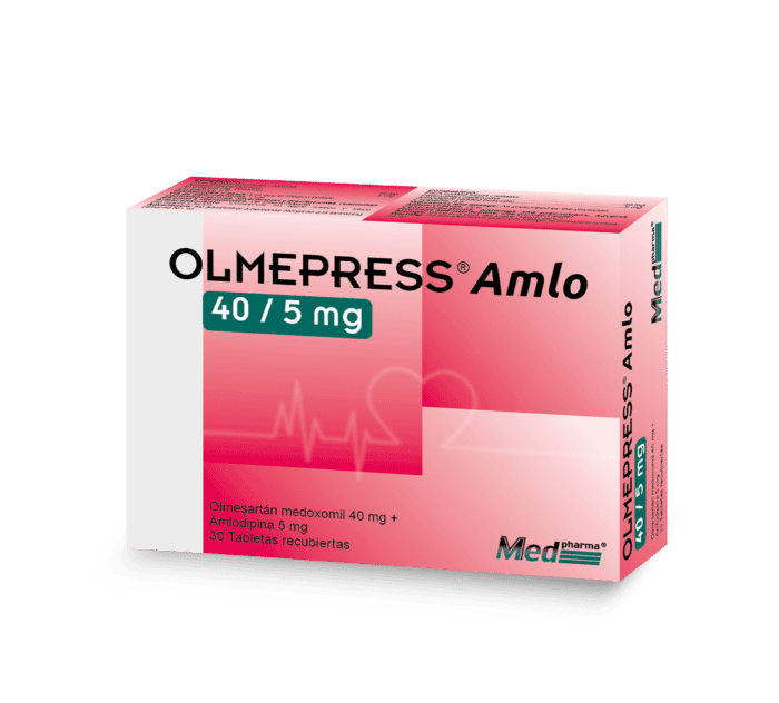 OLMEPRESS AMLO 40MG/5MG 30 TABLETA - Distribuidor de Med Pharma