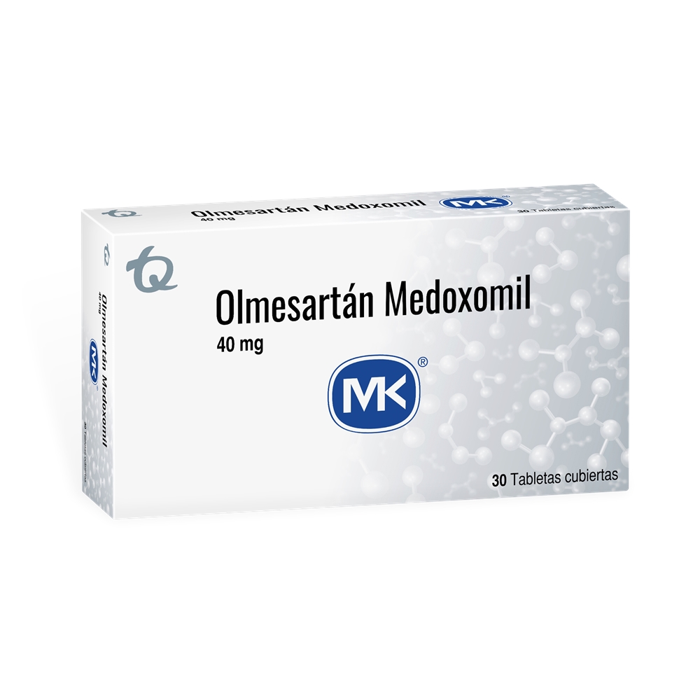 OLMESARTAN MEDOXOMIL MK 40MG 30 TABLETA RECUBIERTA – Medikamentos.com