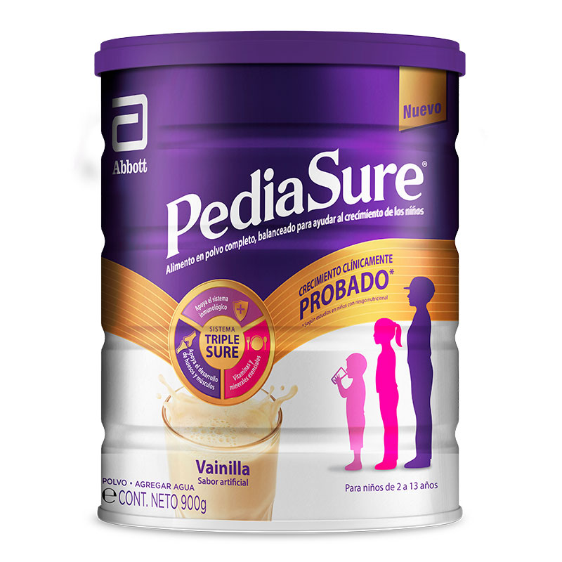 PEDIASURE PLUS TRIPLE VAINILLA 900G POLVO - Distribuidor de Abbott ...