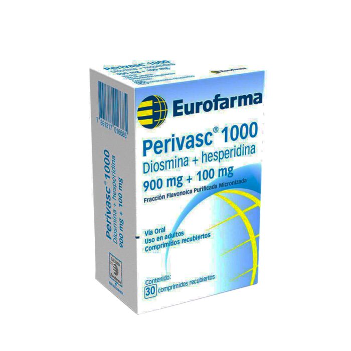 PERIVASC 900MG/100MG 30 TABLETA - Distribuidor de Eurofarma