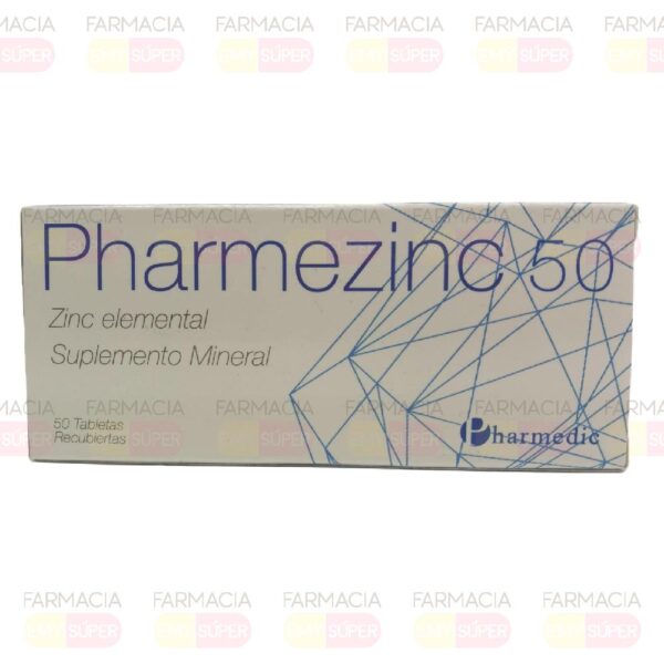 PHARMEZINC 50MG 50 TABLETA – Medikamentos.com