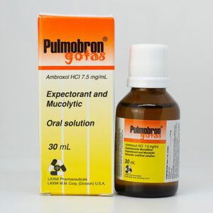 PULMOBRON PEDIATRICO 7.5MG/ML 30ML GOTAS - Distribuidor de LAXMI PHARMA
