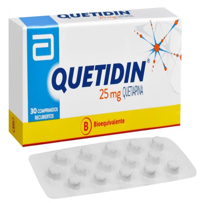 QUETIDIN 25MG 30 COMPRIMIDO - Distribuidor de Abbott