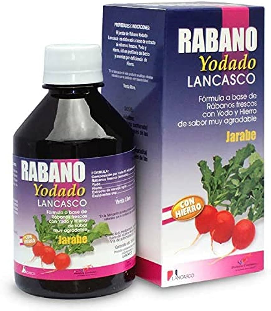 RABANO YODADO LANCASCO 240ML JARABE – Medikamentos.com