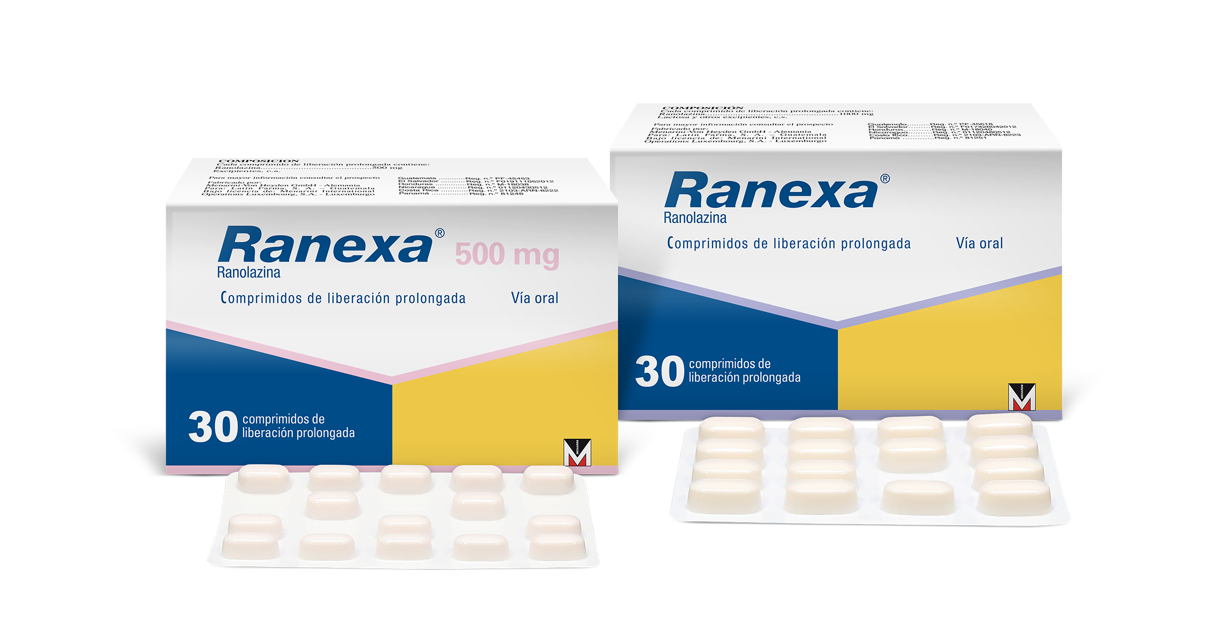 RANEXA LP 1000MG 30 COMPRIMIDO - Distribuidor de MENARINI