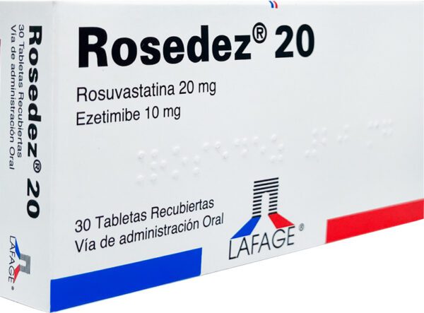 ROSEDEZ 20MG 30 TABLETA – Medikamentos.com