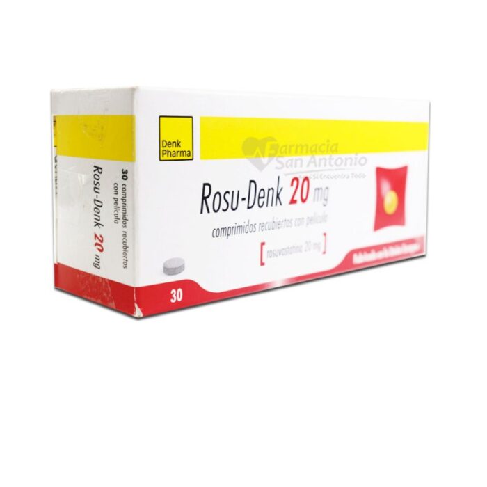 ROSU-DENK 20MG 30 COMPRIMIDO - Distribuidor de DENK PHARMA
