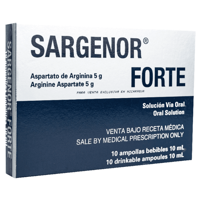 SARGENOR FORTE 5G 10 AMPOLLA BEB 10ML – Medikamentos.com