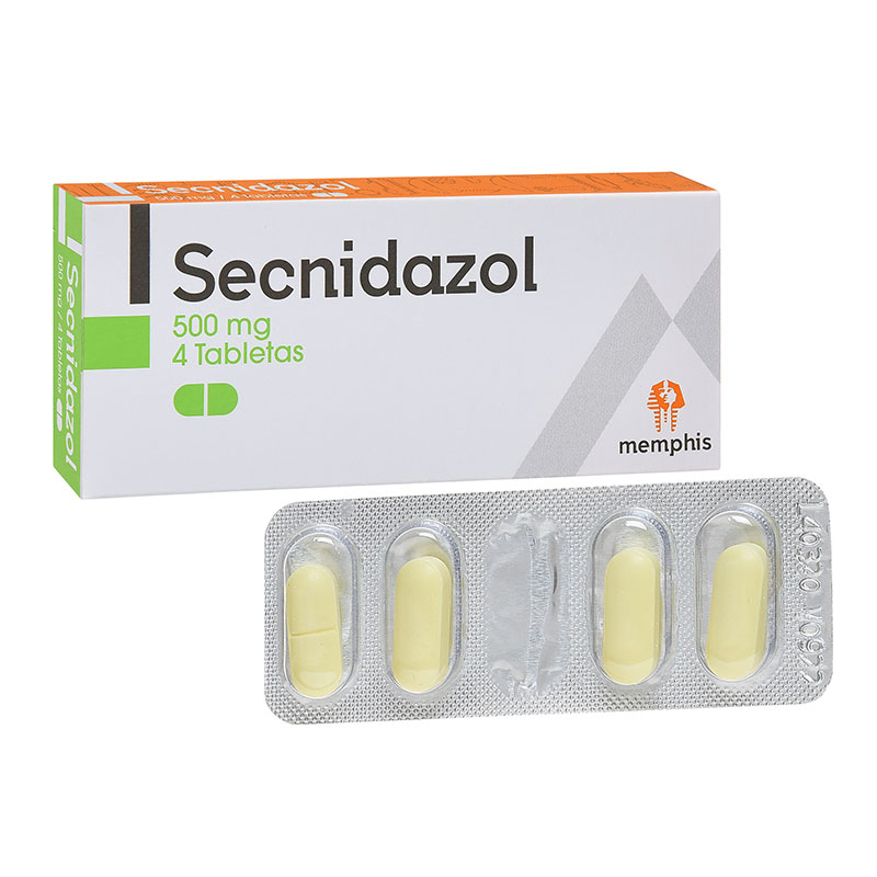 SECDAZOL 500MG 4 TABLETA (1BLIST) - CHEMILCO