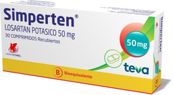 SIMPERTEN 50MG 30 COMPRIMIDO - Distribuidor de LUVECK