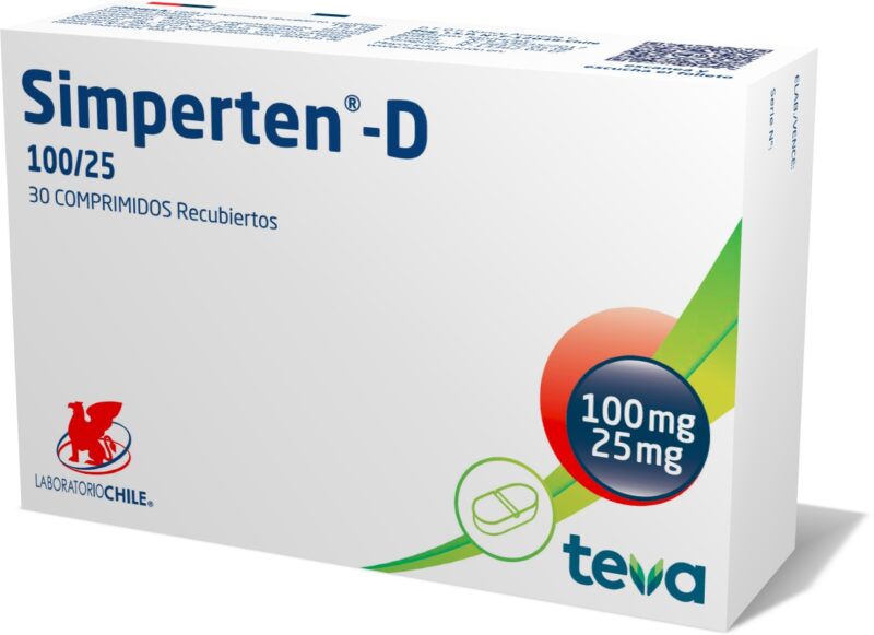 SIMPERTEN D 100MG/25MG 30 COMPRIMIDO - Distribuidor de LUVECK