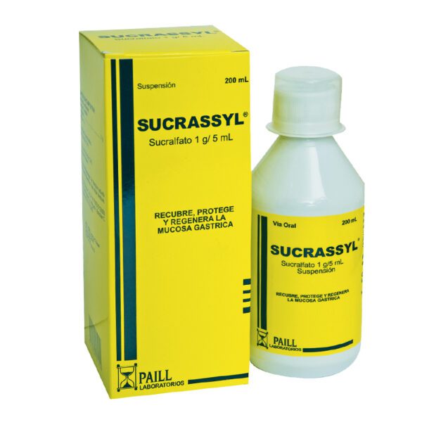 SUCRASSYL 1G/5ML 200ML SUSPENSION - Distribuidor de GRUPO PAILL