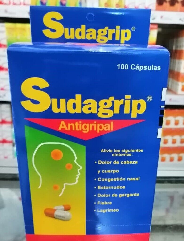 SUDAGRIP 100 CAPSULA (DISP) - Distribuidor de GRUPO PAILL