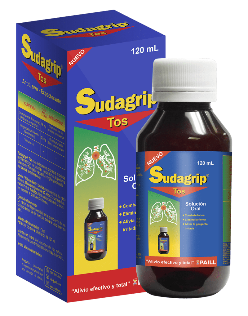 SUDAGRIP TOS 120ML JARABE - Distribuidor de GRUPO PAILL