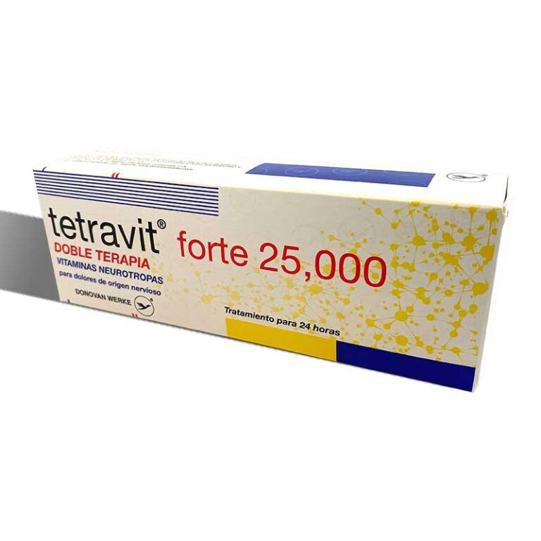 TETRAVIT DT 25000 1 DOSIS SOLUCION INYECTABLE - Distribuidor de DONOVAN OTC