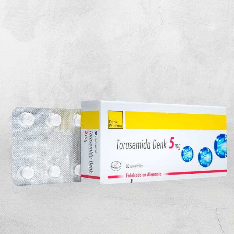 TORASEMIDA-DENK 5MG 30 COMPRIMIDO - Distribuidor de DENK PHARMA