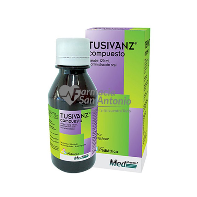 TUSIVANZ COMPUESTO 120ML JARABE - Distribuidor de Med Pharma