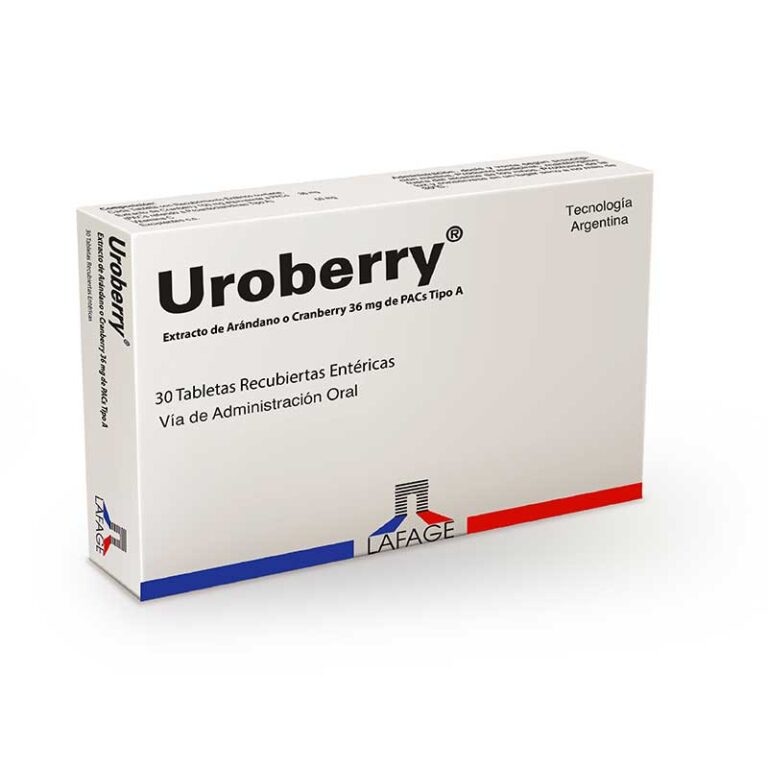 UROBERRY 36MG/50MG 30 TABLETA - Distribuidor de Lafage