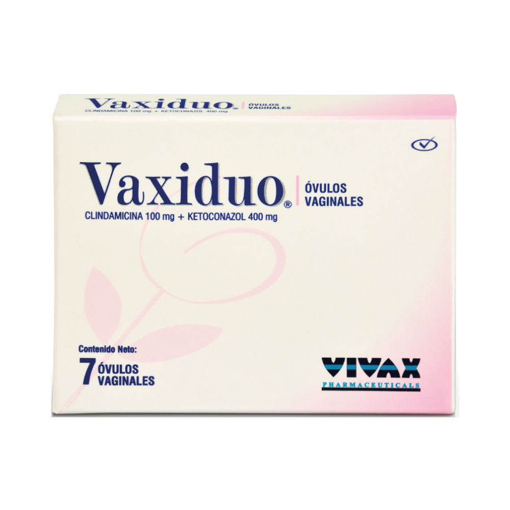 VAXIDUO 100MG/40MG 7 OVULO - Distribuidor de PROCAPS FARMA