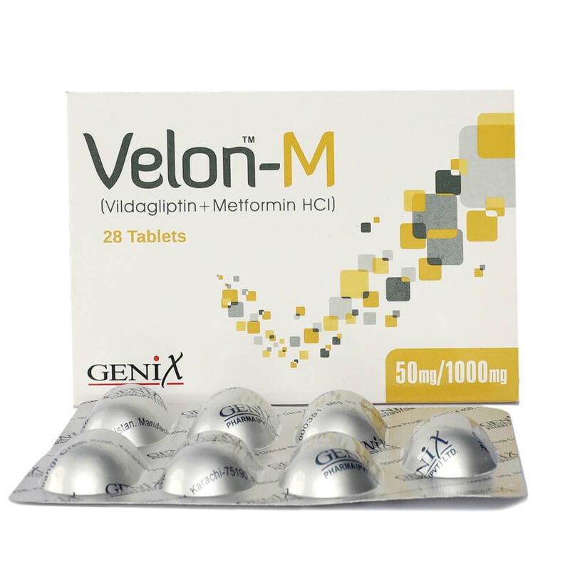 VELON-M 50MG/1000MG 28 TABLETA RECUBIERTA – Medikamentos.com