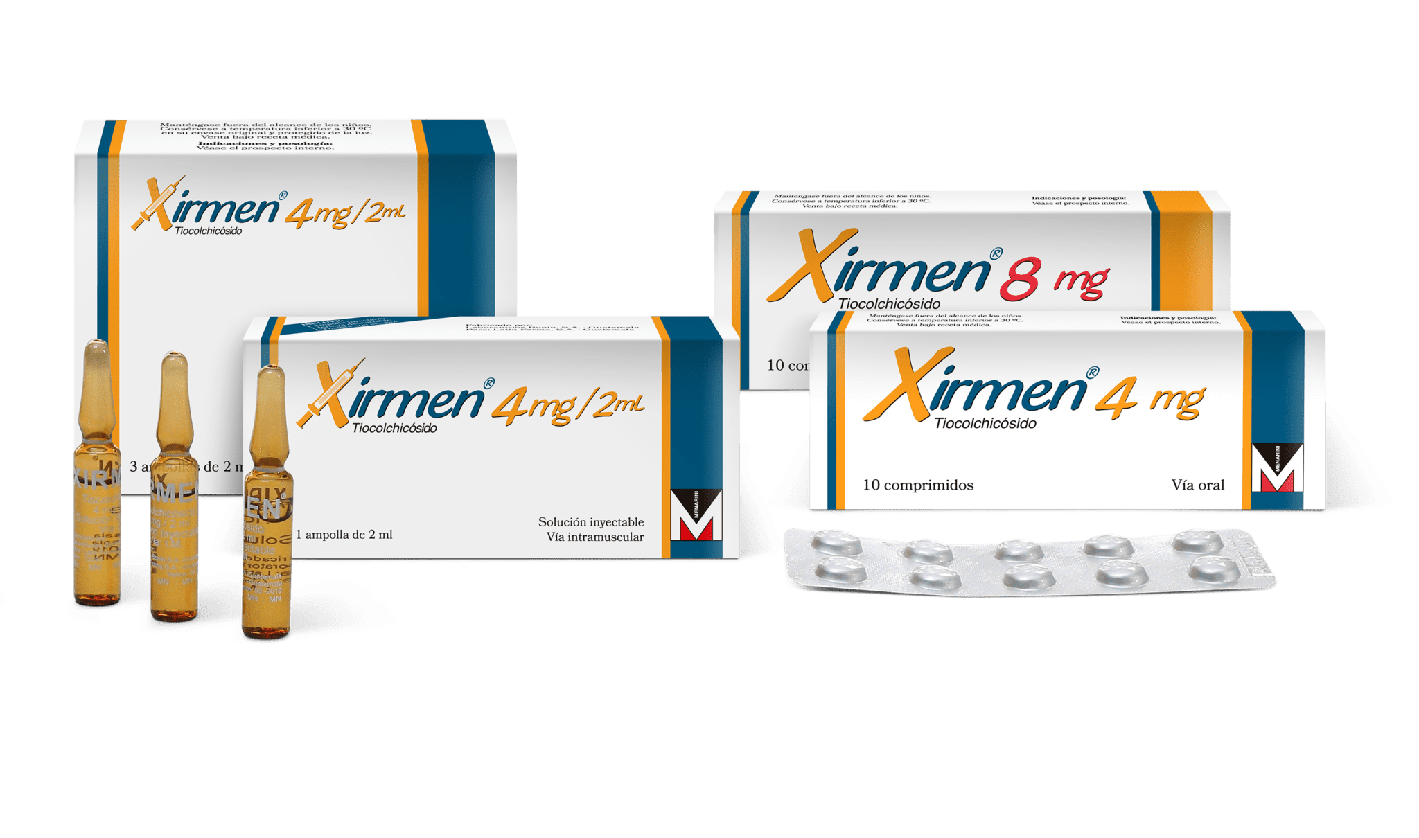 XIRMEN 4MG/2ML 3 SOLUCION INYECTABLE - Distribuidor de MENARINI