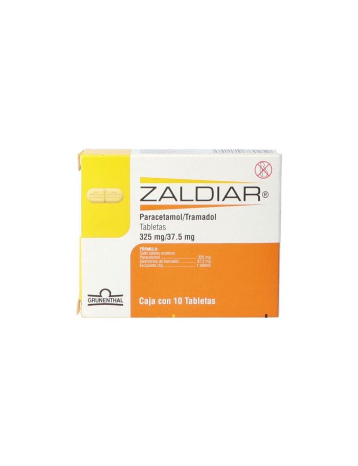 ZALDIAR 37.5MG/325MG 10 COMPRIMIDO (1BLIST) - Distribuidor de Grunenthal