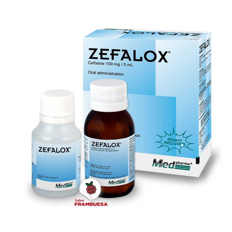 ZEFALOX 100MG/5ML 50ML POLVO SUSPENSION - Distribuidor de Med Pharma