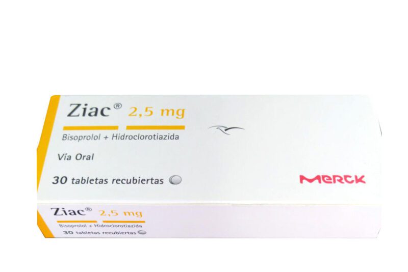 ZIAC 2.5MG/6.25MG 30 TABLETA - Distribuidor de MERCK CMC