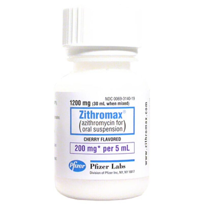 ZITHROMAX 200MG/5ML 30ML POLVO SUSPENSION – Medikamentos.com