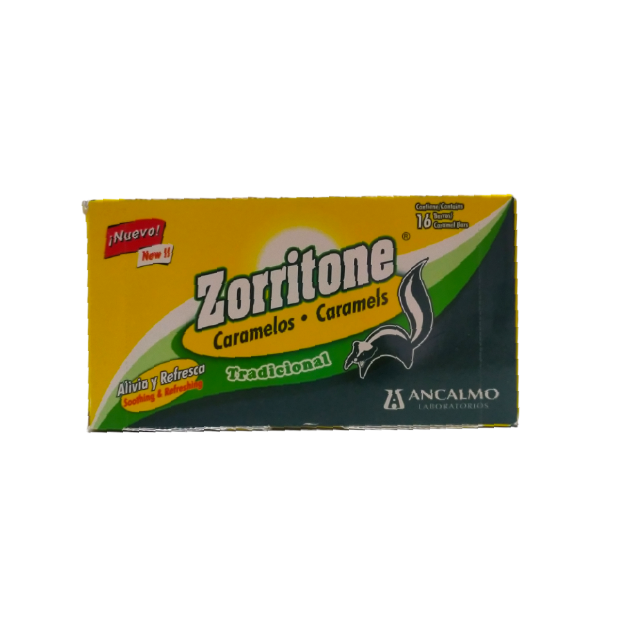 ZORRITONE 16 CARAMELO BARRAS (DISP) – Medikamentos.com