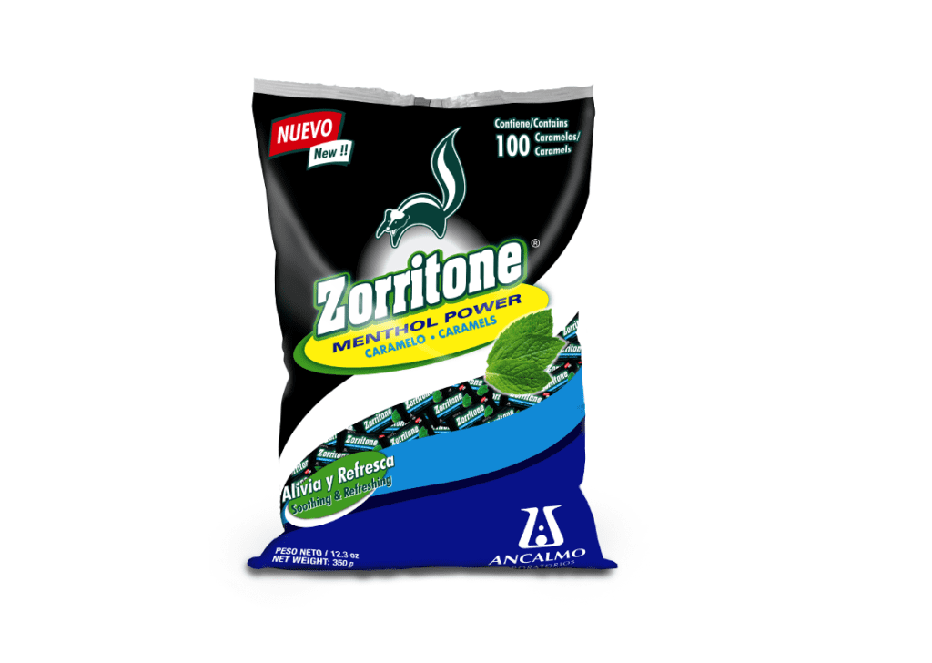 ZORRITONE MENTHOL POWER 100 CARAMELO BOLSA – Medikamentos.com