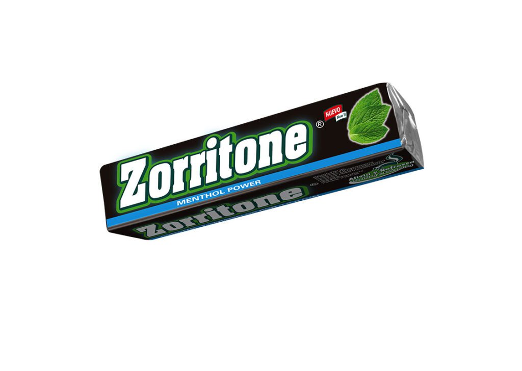ZORRITONE MENTHOL POWER 16 CARAMELO BARRA (DISP) - Distribuidor de ANCALMO