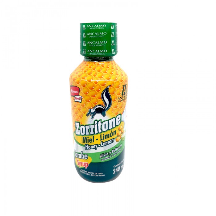 ZORRITONE MIEL-LIMON 240ML JARABE - Distribuidor de ANCALMO