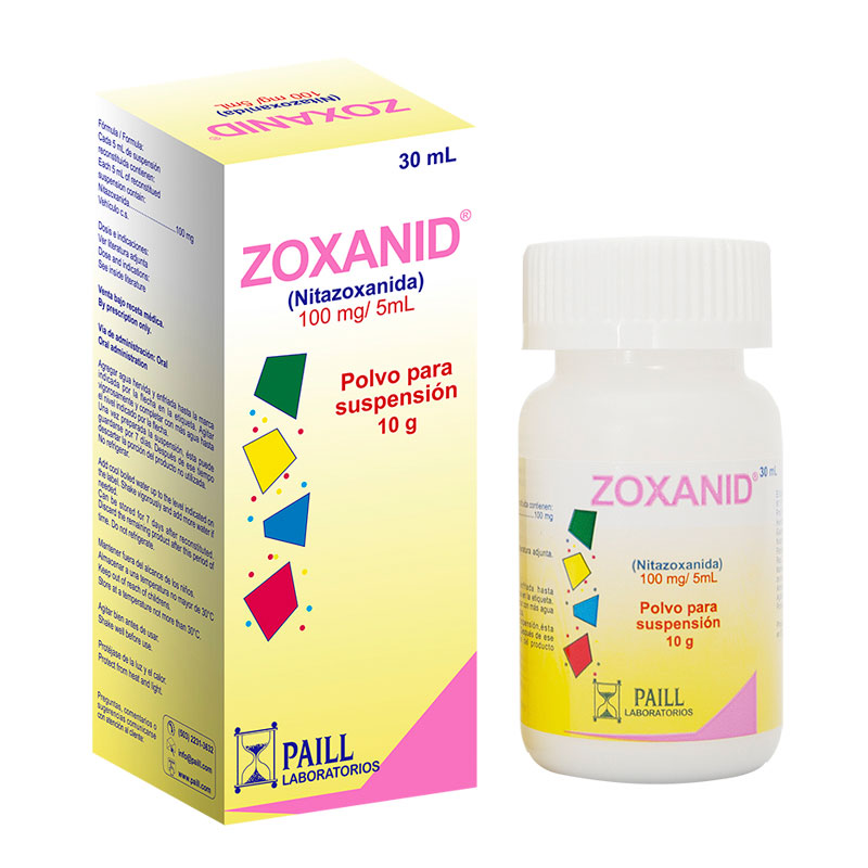 ZOXANID 100MG/5ML 30ML POLVO SUSPENSION - Distribuidor de GRUPO PAILL