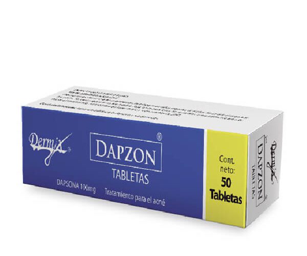 DAPZON 100MG 50 TABLETA - Distribuidor de Cuidado de la piel, DERMIX