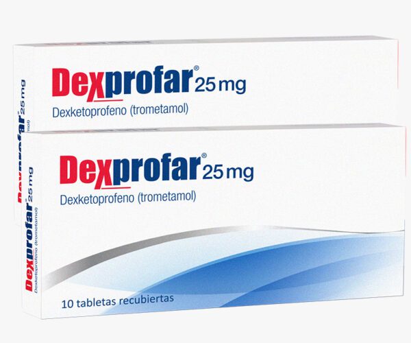 DEXPROFAR 25MG 10 TABLETA - Distribuidor de BENESSI