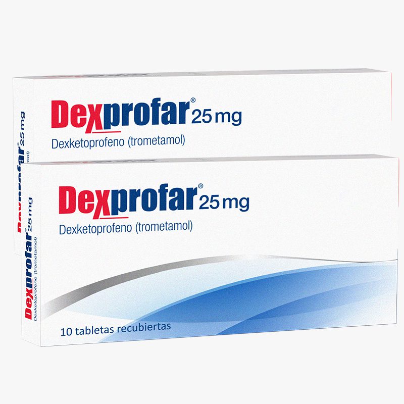 DEXPROFAR 25MG 10 TABLETA - Distribuidor de BENESSI