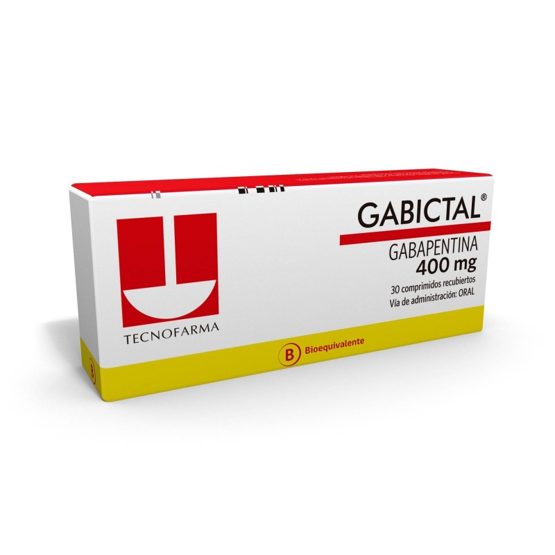 GABICTAL 400MG 30 COMPRIMIDO - Distribuidor de ASOFARMA