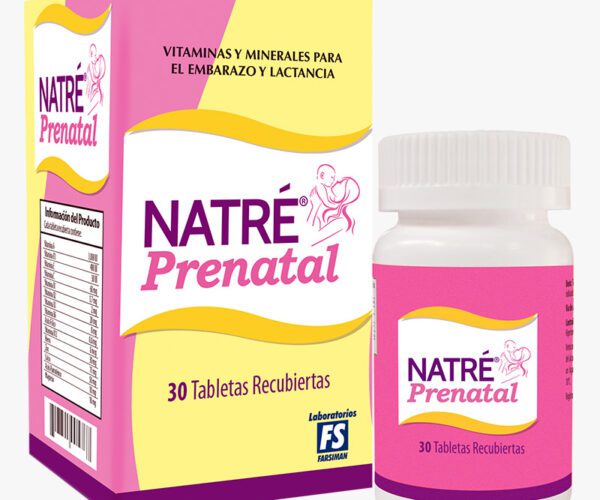 NATRE PRENATAL 30 TABLETA - Distribuidor de BENESSI