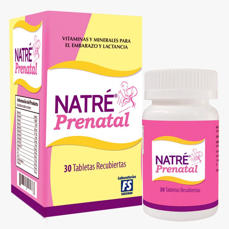 NATRE PRENATAL 30 TABLETA - Distribuidor de BENESSI