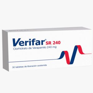 VERIFAR 240MG 30 TABLETA - Distribuidor de BENESSI