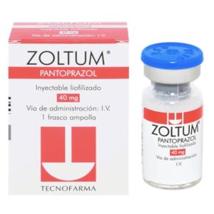 ZOLTUM 40MG 1 SOLUCION INYECTABLE IV - Distribuidor de ASOFARMA