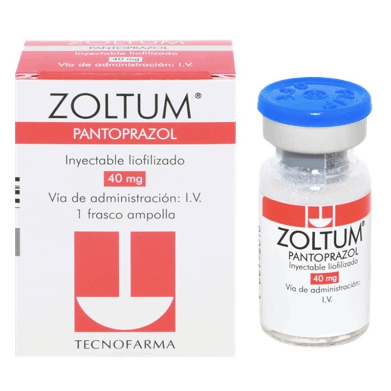 ZOLTUM 40MG 1 SOLUCION INYECTABLE IV - Distribuidor de ASOFARMA