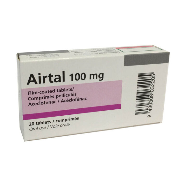 AIRTAL 100MG 10 COMPRIMIDO - Distribuidor de MEDIHEALTH