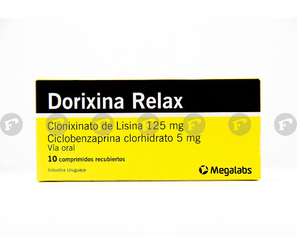 DORIXINA RELAX 125MG/5MG 1 COMPRIMIDO - Distribuidor de MEDIHEALTH