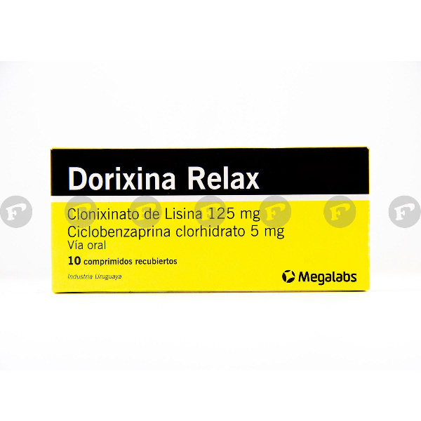 DORIXINA RELAX 125MG/5MG 10 COMPRIMIDO - Distribuidor de MEDIHEALTH