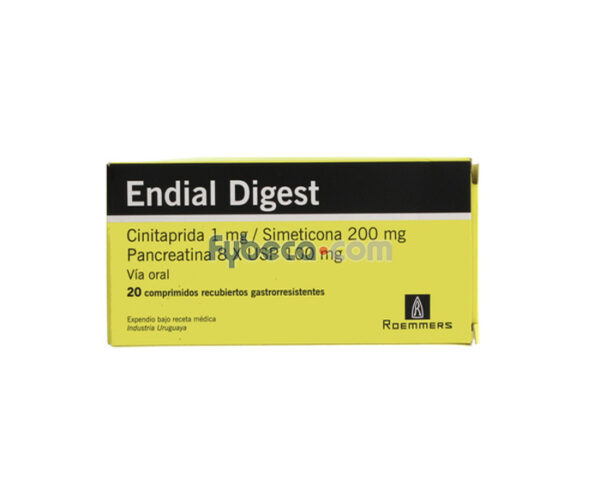 ENDIAL DIGEST 1MG/200MG/100MG 1 COMPRIMIDO - Distribuidor de MEDIHEALTH