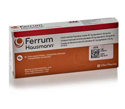 FERRUM HAUSMANN 357MG 30 COMPRIMIDO MASTICABLE – Medikamentos.com